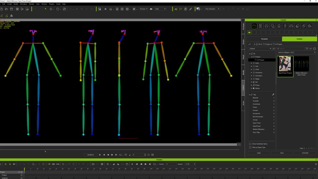 OpenPoser (Open Pose Rig for iClone) – Toon Titan